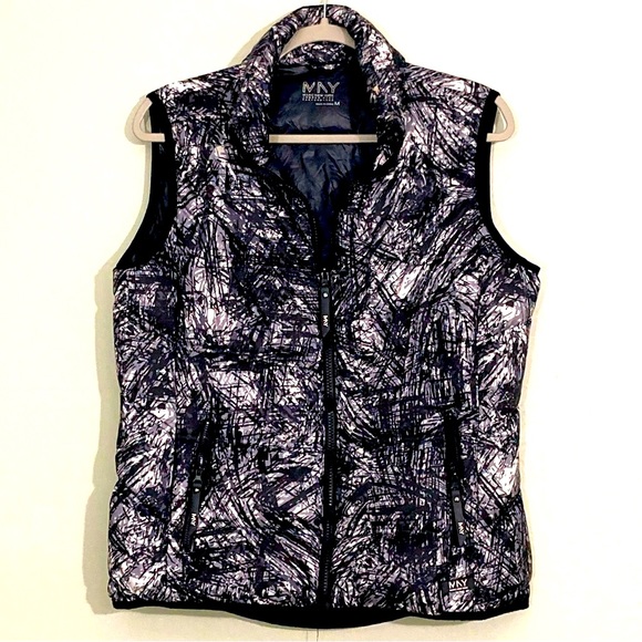 Marc New York | Jackets & Coats | Marc Mny Puffer Vest Black White M ...